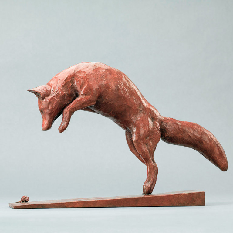 Fox Sculpture - Ltd Edition Bronze by Nick Bibby
