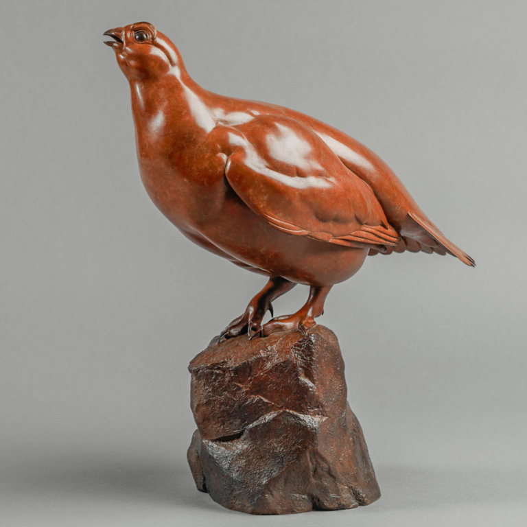 Robin I - Ltd Edition Bronze Bird Sculpture by Nick Bibby