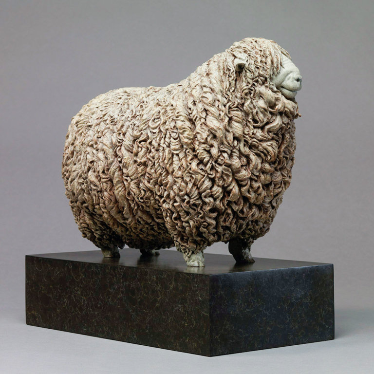 Longwool Ram: Ltd Edition Bronze Sheep Sculpture: Nick Bibby