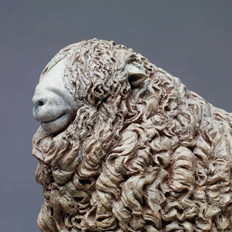 Longwool Ram: Ltd Edition Bronze Sheep Sculpture: Nick Bibby