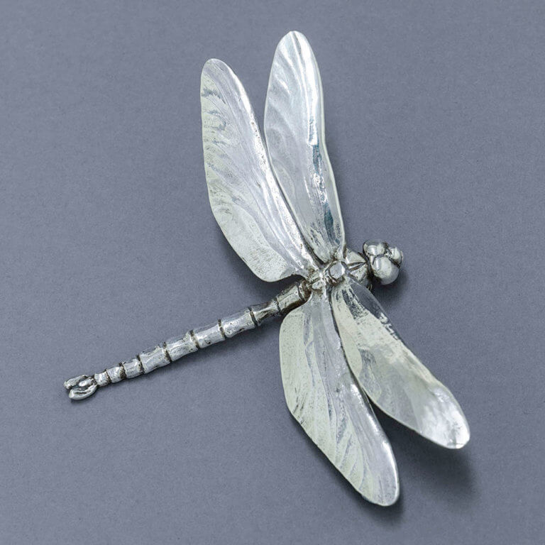 Dragonfly - Ltd Edition Silver Sculpture by Nick Bibby