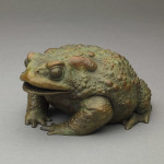 Lucky Toad: Ltd Edition Bronze Wildlife Sculpture by Nick Bibby